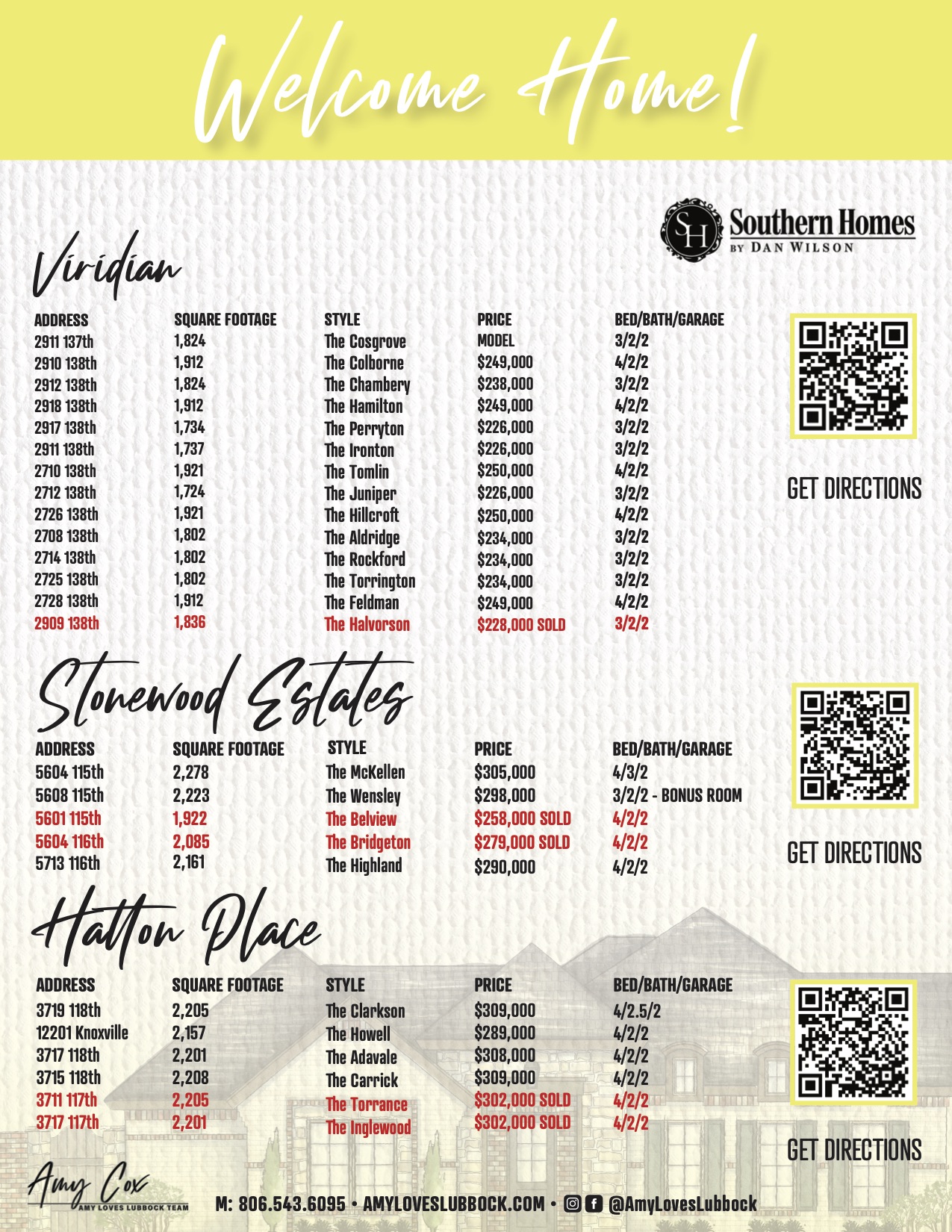 Lubbock Flyer | Real Estate Salesperson – Amy Cox